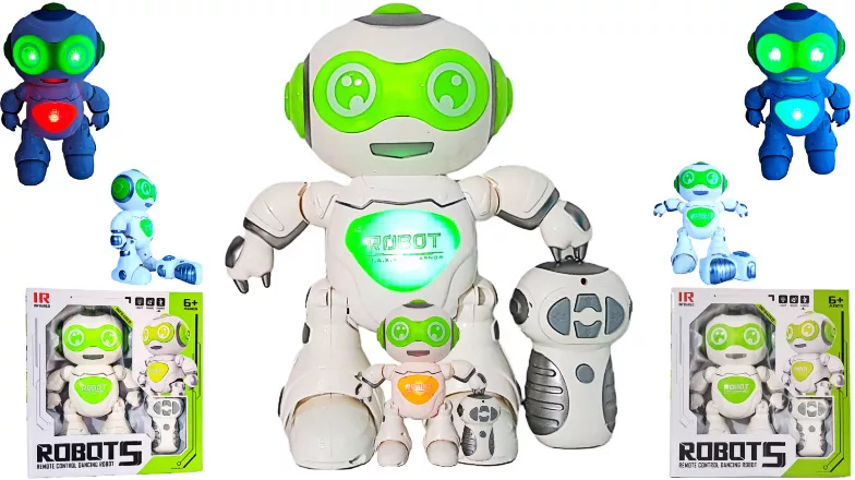 Robot interactiv cu Telecomanda Canta Danseaza Merge Lumini Led Sunete ...