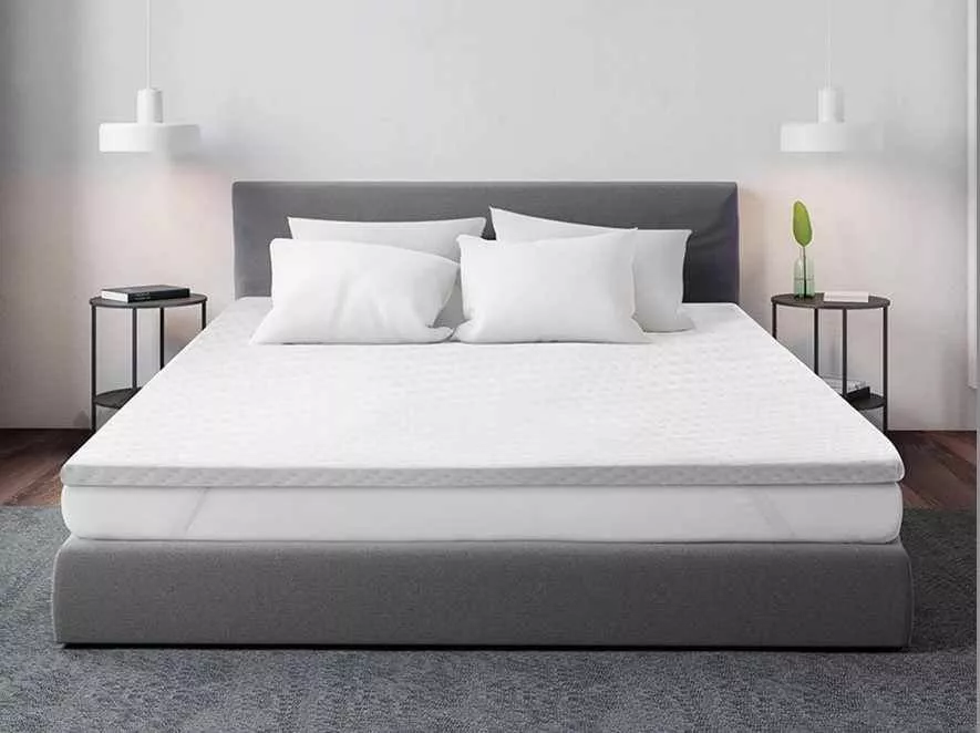 Topper Evrik DeLuxe spuma memorie husa detasabila si lavabila 120x200 ...
