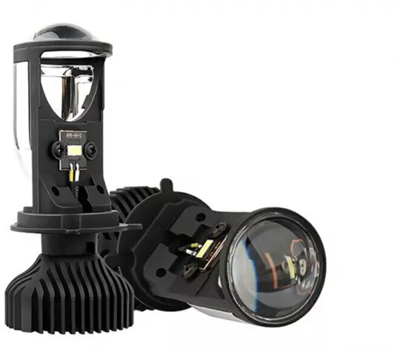Set 2 Lupe Bi Led H4 putere 60W luminozitate 8000 Lumeni 12V Y6-H4 - cel.ro
