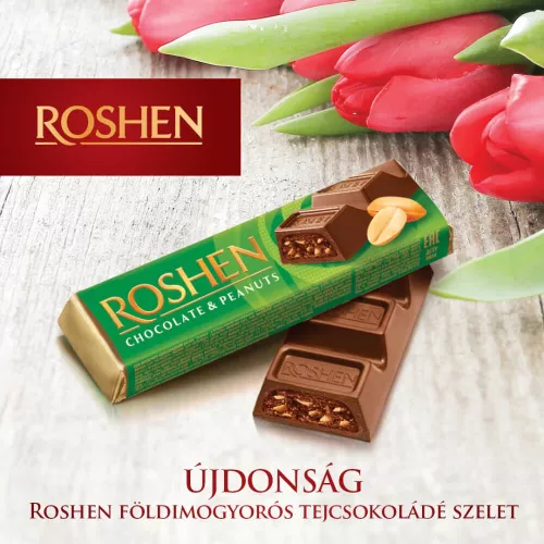 Baton de Ciocolata cu Umplutura de Alune Roshen 38 g - ROFOOD39366 wcm1 ...