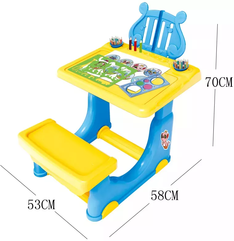 Masuta pupitru copii pentru desen Tommy IZH272668 - cel.ro