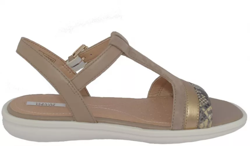 Sandale dama din piele naturala Geox D92DRB-C5004-03-06 bej d92drb ...