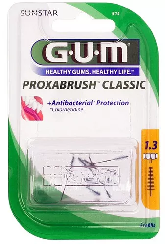 Set 8x Periute Interdentare GUM ProxaBrush pentru Curatare in ...