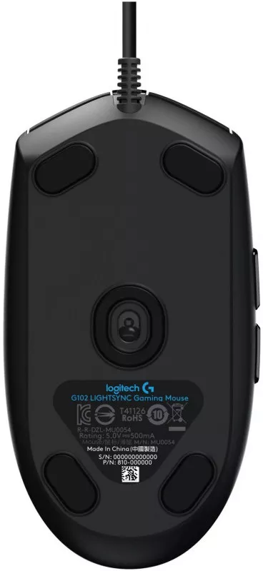 Mouse Gaming Logitech G102 Lightsync RGB Black 910-005823 910-005823 - cel.ro