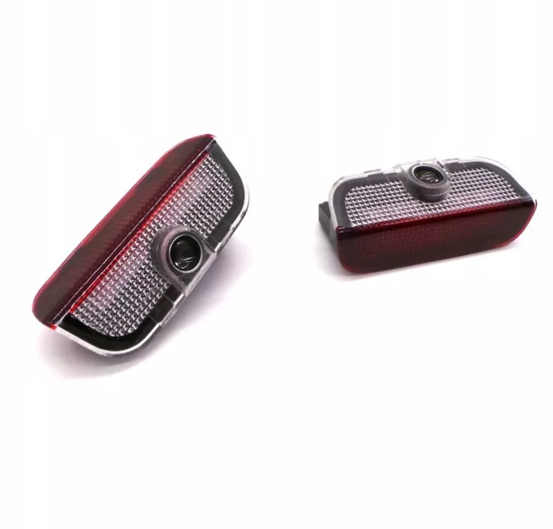 Set lampi led proiector logo nou R-Line VW Passat Jetta Golf CC Tiguan ...