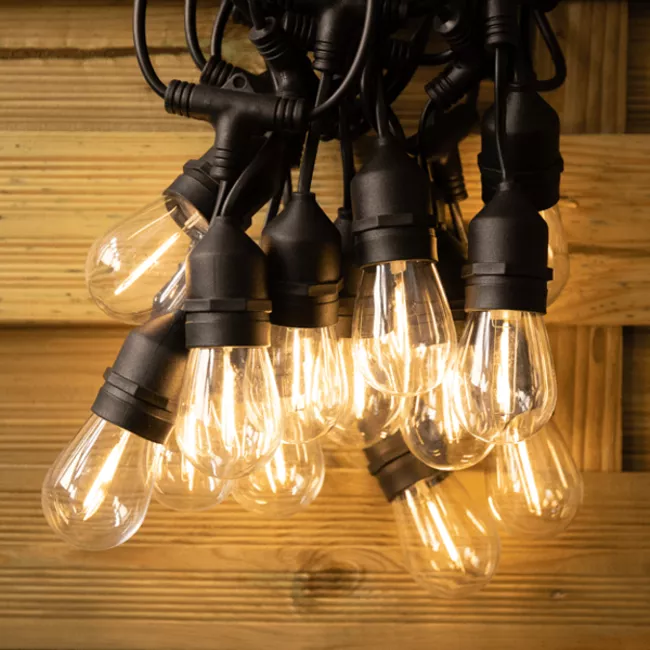 Kit panou solar 10 becuri 10m ideal pentru curte balcon MRKT7046 - cel.ro