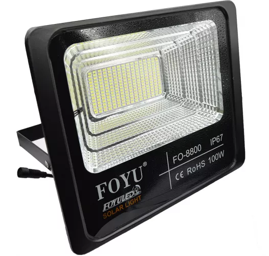 Lampa LED cu panou solar 100W telecomanda Foyu FO8800 MRKT7061 - cel.ro