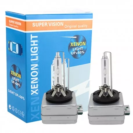 Becuri Xenon Techstar® SuperVision D3S 6000K 35w +50 sku2449 - cel.ro