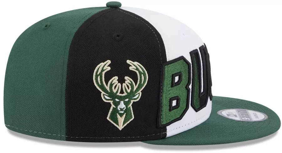 Sapca New Era 9fifty Milwaukee Bucks NBA Back Half 60298440-Verde - cel.ro