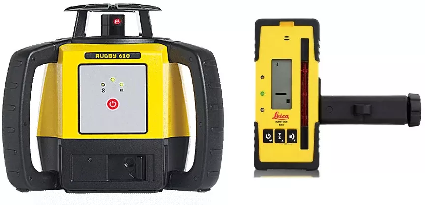 Nivela Laser Rotativa Rugby 610 - Alkaline A150 - RodEye 120 - Leica ...