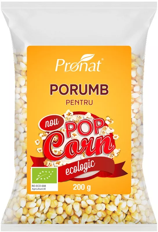 Porumb bio pentru popcorn 200g Pronat PRN09874