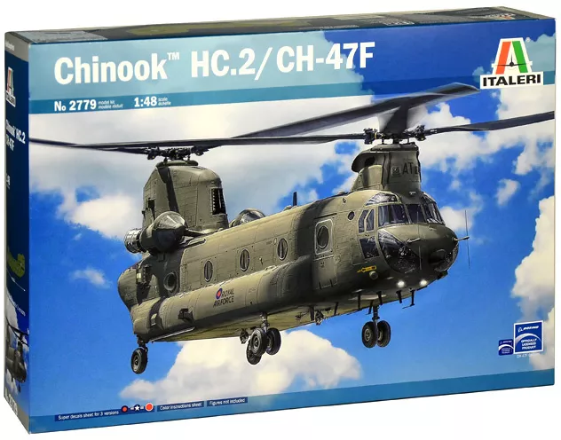 Kit de construit elicopter CHINOOK HC.2 CH-47F / Lungime 33 cm / Scara ...