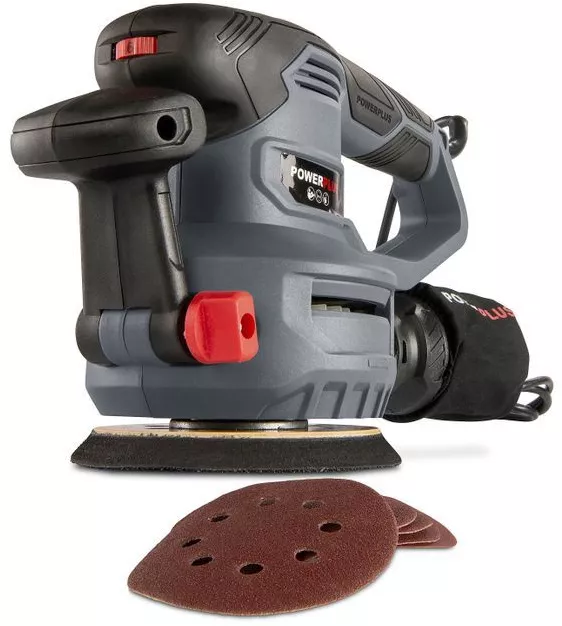 Masina de slefuit orbitala slefuitor POWERPLUS POWE40030 450 W 125 MM POWE40030 - cel.ro