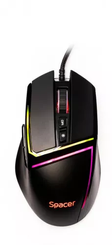 MOUSE Spacer Gaming SPGM-ALIEN-PRO cu fir USB optic 12.000 dpi spgm ...