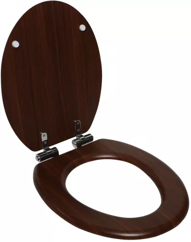 Capac WC Purity din MDF inchidere lenta maro CML0344 - cel.ro