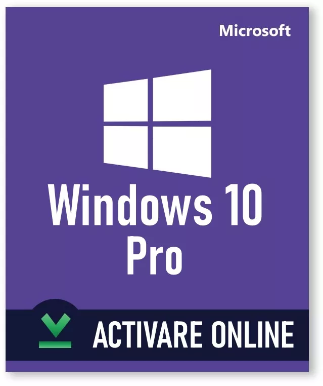 Licenta Windows 10 Pro Retail - ACTIVARE ONLINE