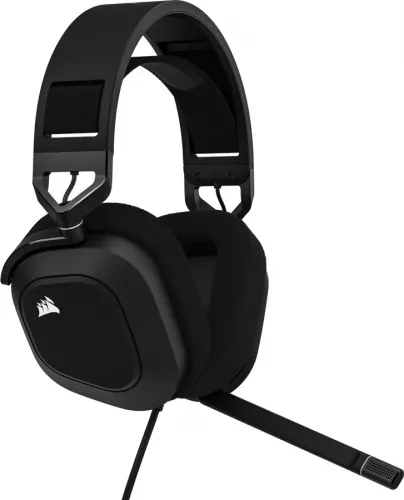 Casti Gaming Over-Ear cu Microfon Corsair HS80 RGB USB Surround Dolby Audio