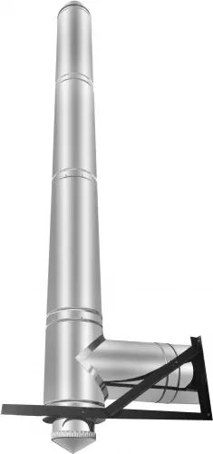 Cos de fum inox izolat interior 120 exterior 220 7.5ml 12022080 - cel.ro