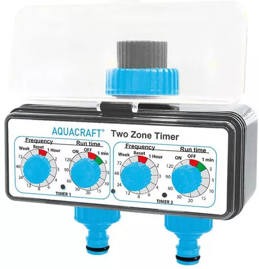 Distribuitor apa cu timer 2 zone 3/4 2xAA 256792 - cel.ro