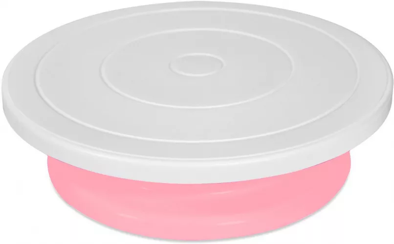 Platou rotativ pentru ornat tort. Suport rotativ decorare servire ...