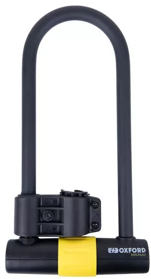 Antifurt U-Lock Oxford Magnum negru/galben LK224 - cel.ro