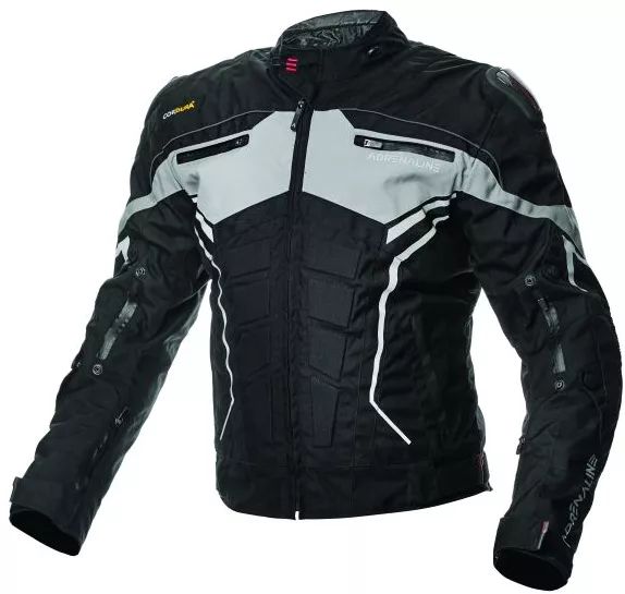 Geaca moto textil Adrenaline Scorpio negru/gri marime XL A0256/20/10/XL ...