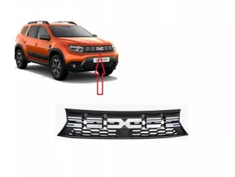 Grila masca bara fata calandru Logo nou Dacia Duster 2020+ Facelift 547433R - cel.ro
