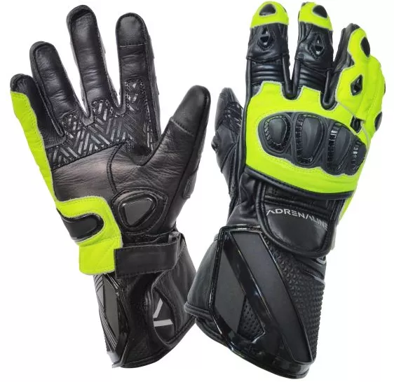 Manusi moto Adrenaline Lynx Sport negru/fluorescent marime M A0648/20 ...