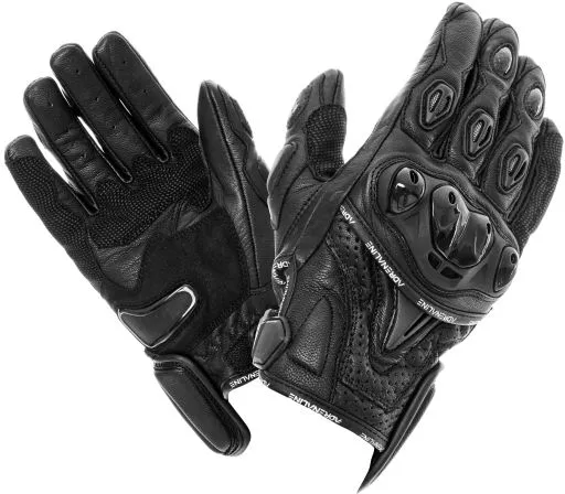 Manusi moto piele Adrenaline Opium 2.0 negru marime L A0633/20/10/L ...