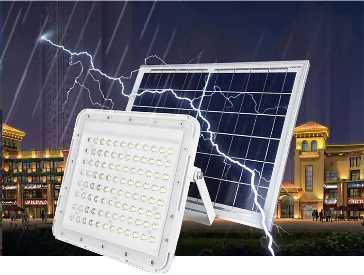 Proiector LED cu panou solar ZS56006 telecomanda 240W MRKT7607 - cel.ro