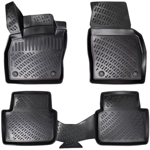 Set covorase auto din cauciuc tip tavita Skoda Kamiq 2019- 59681 - cel.ro