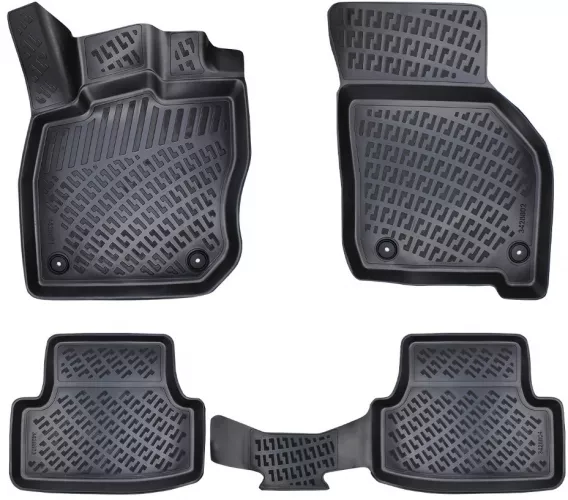 Set covorase auto din cauciuc tip tavita Volkswagen Golf 8 Cutie Automata 2019- - cel.ro