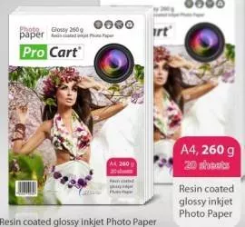 Hartie Procart FOTO RC Glossy 260g A4 rc260a4 - cel.ro
