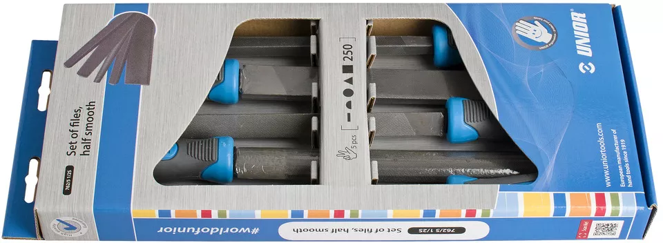 Set pile semifine 250 mm 5 bucati Unior 612932 - cel.ro