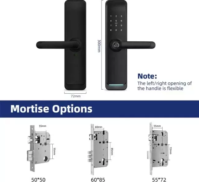 Yala max lux Portass-key negru control acces cu amprenta cod card cheie ...