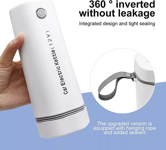 Cana termos electrica pentru masina alimentare priza 220 interior inox ...