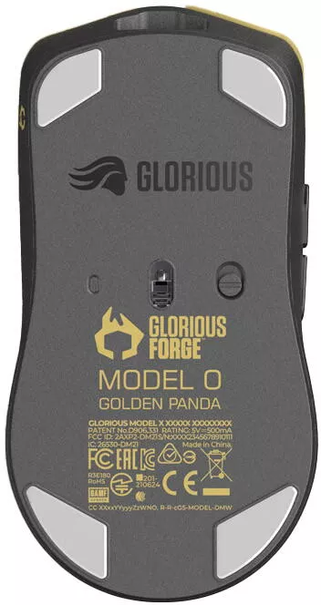 Mouse gaming Glorious Model O Pro Wireless - Golden Panda - Forge ...
