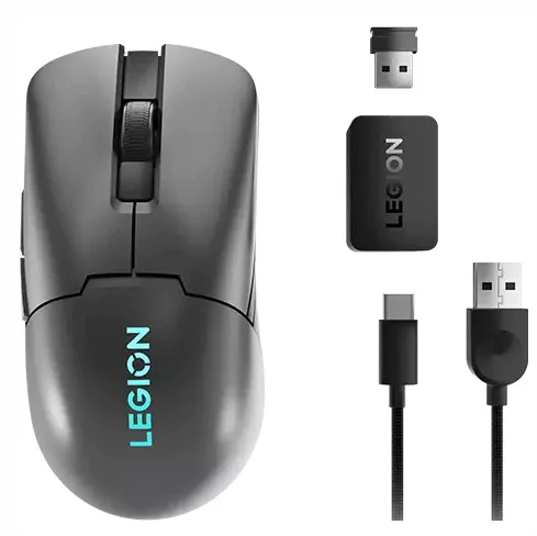 Mouse gaming wireless Lenovo Legion M600s Qi Bluetooth 19k DPI Storm ...