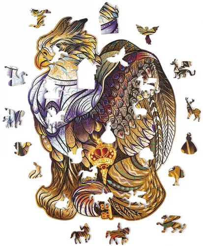 Puzzle 2D Colorat Grifon Wood Trick 183 piese yopb_82470409 - cel.ro
