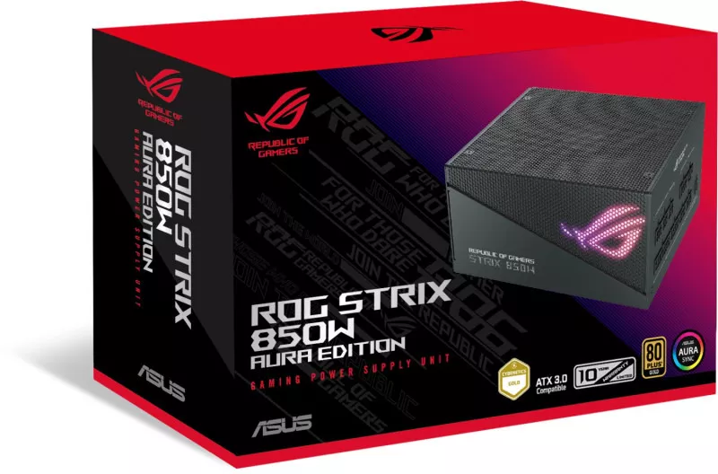 Sursa ASUS ROG STRIX Aura Edition 80+ Gold 850W strix-850g-aura - cel.ro