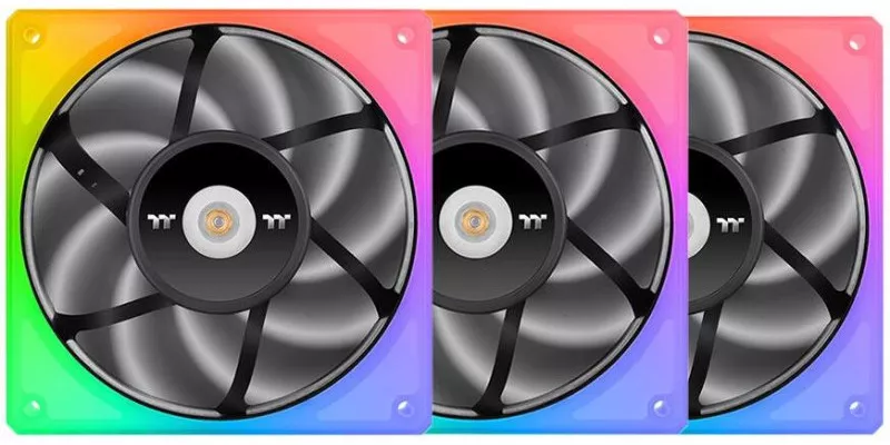 Ventilator / radiator Thermaltake Toughfan 14 RGB 140mm Three Fan Pack ...