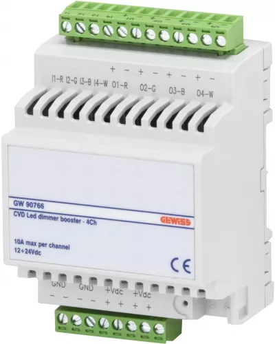 Amplificator Gewiss pentru actuator dimmer LED CVD 4 canale 10A 12 ...