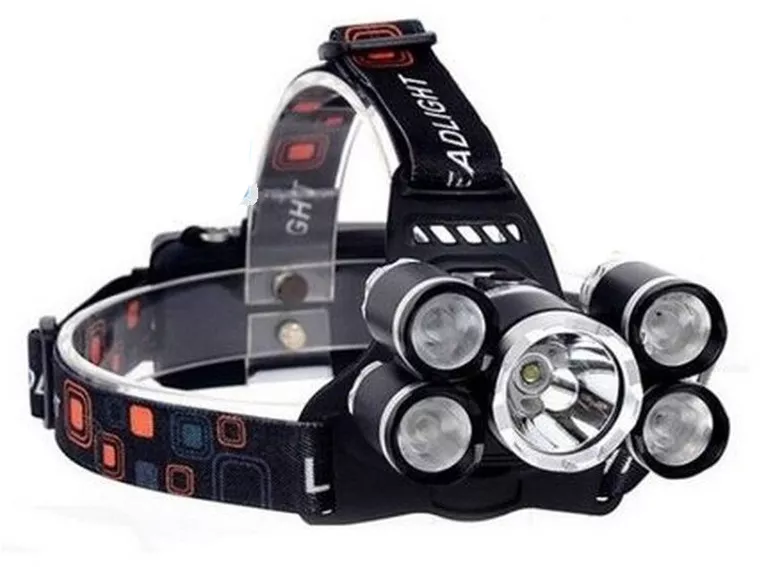 Lanterna de cap zoom reincarcabila 5 LED la CEL.ro