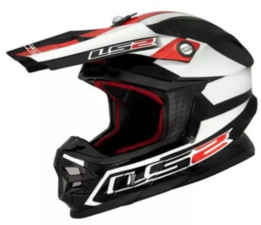 Casca Moto - ATV Off road LS2 MX456 COMPASS - Launch - Black Marimea ...