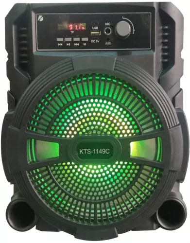 Boxa Portabila ELS-1149C cu Bluetooth USB Microfon Telecomanda Lumini ...