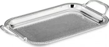 Tava argintata dreptunghiulara cu manere 6244 Azay - cel.ro