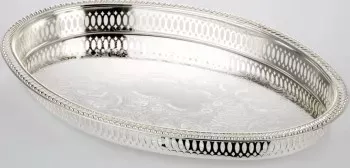 Tava argintata ovala 694 Azay - cel.ro