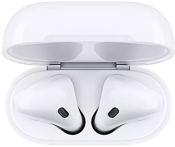 Casti APPLE AirPods 2 True Wireless Bluetooth In-Ear Microfon Alb with ...