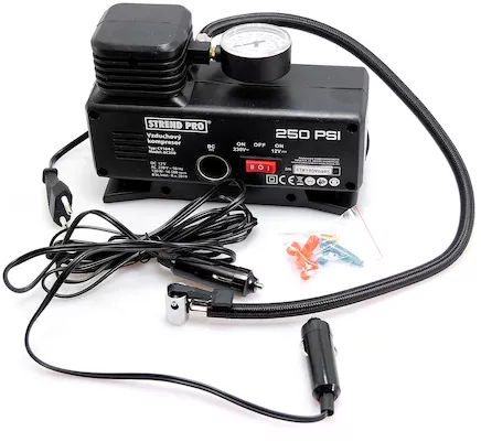 Compresor auto alimentare 12V/220V max 18 bar 12355 - cel.ro