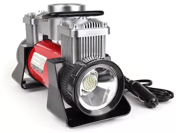 Compresor auto profesional 2 cilindri alimentare 12V 60l/min in cutie ...